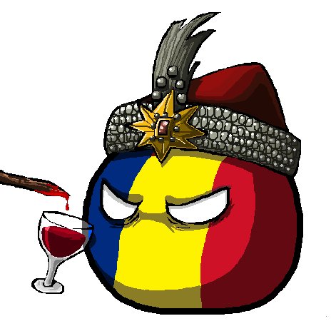 Rumaniaball - Wiki Polandball Hispana
