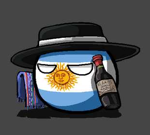 Argentinaball - Wiki Polandball Hispana