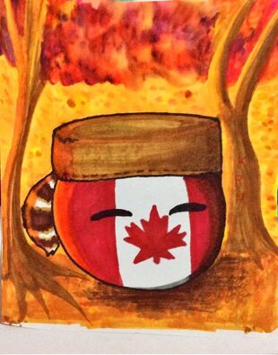 Canadáball - Wiki Polandball Hispana