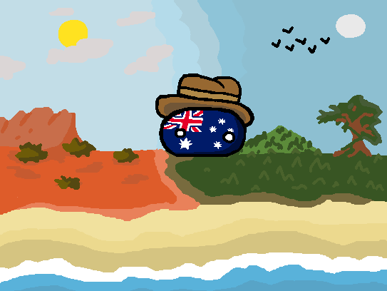 Australiaball - Wiki Polandball Hispana
