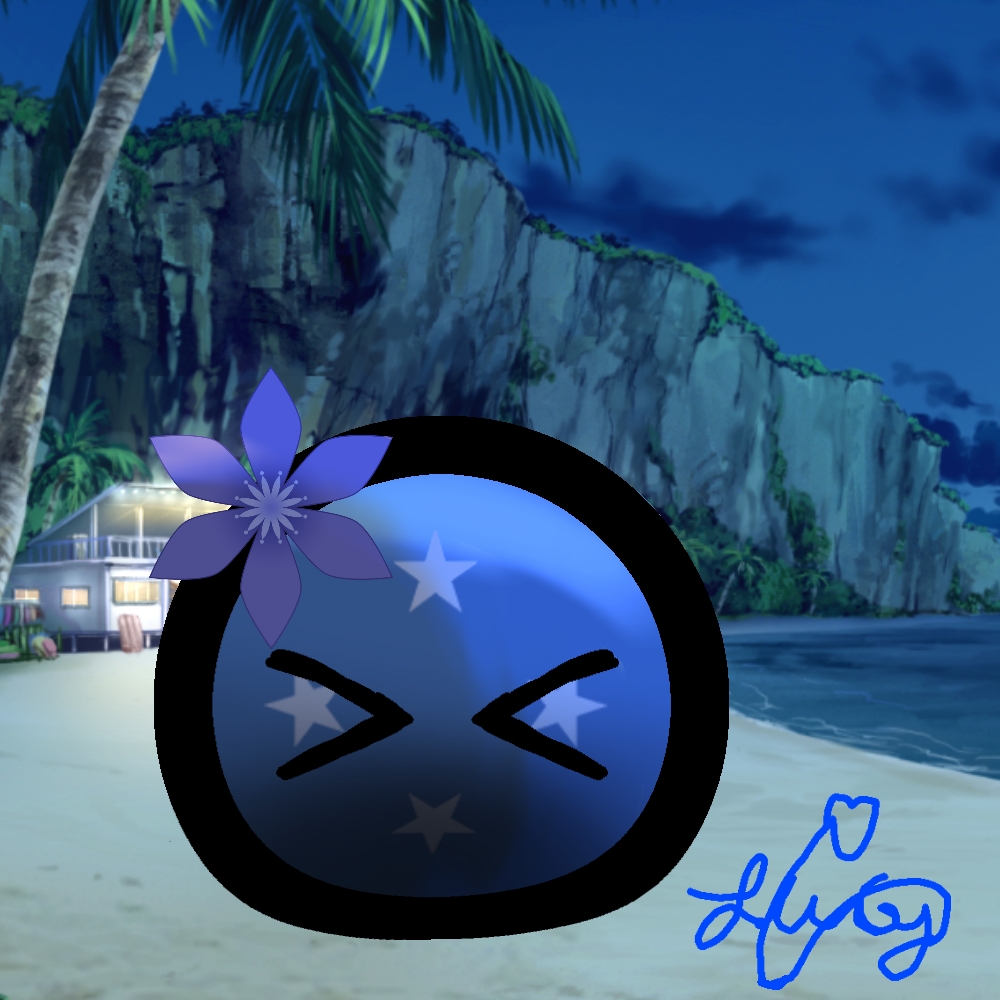 Micronesiaball - Wiki Polandball Hispana