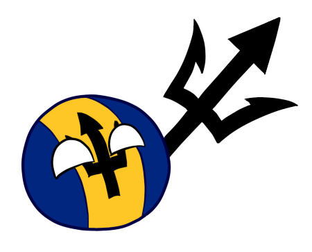 Barbadosball - Wiki Polandball Hispana