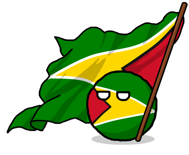 Guyanaball - Wiki Polandball Hispana