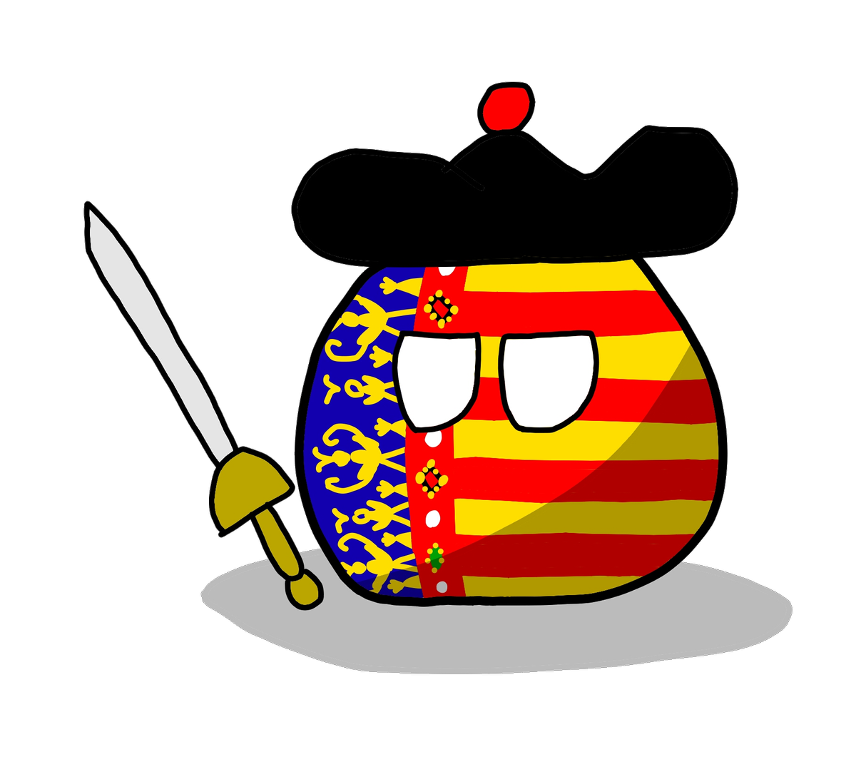 Valenciaball - Wiki Polandball Hispana